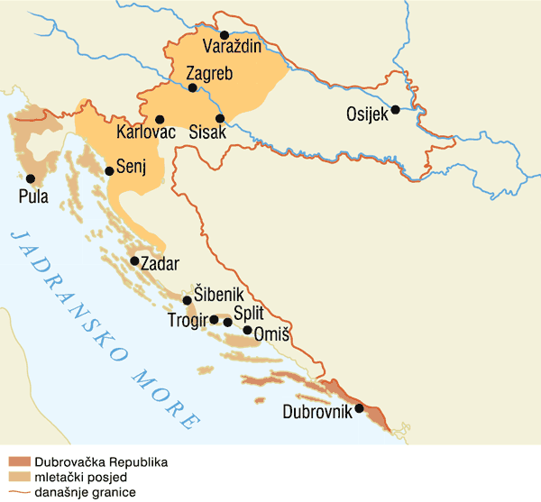 4.1: History - Croatia In Union With Hungary (1102–1527)